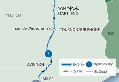Rhône Escorted River Cruises | Great Rail Journeys