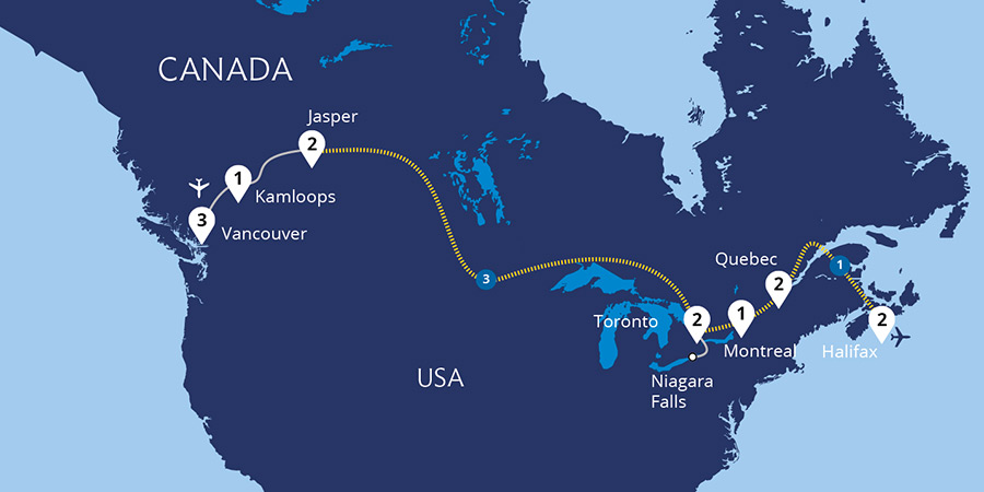 Canada Coast to Coast Tour | Great Rail Journeys