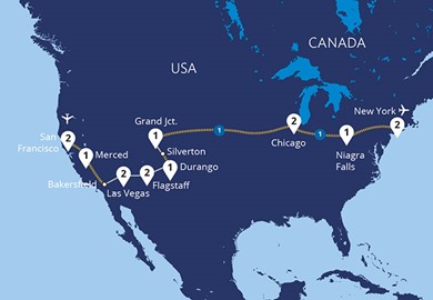 Escorted USA Rail Holidays & Tours | Great Rail Journeys