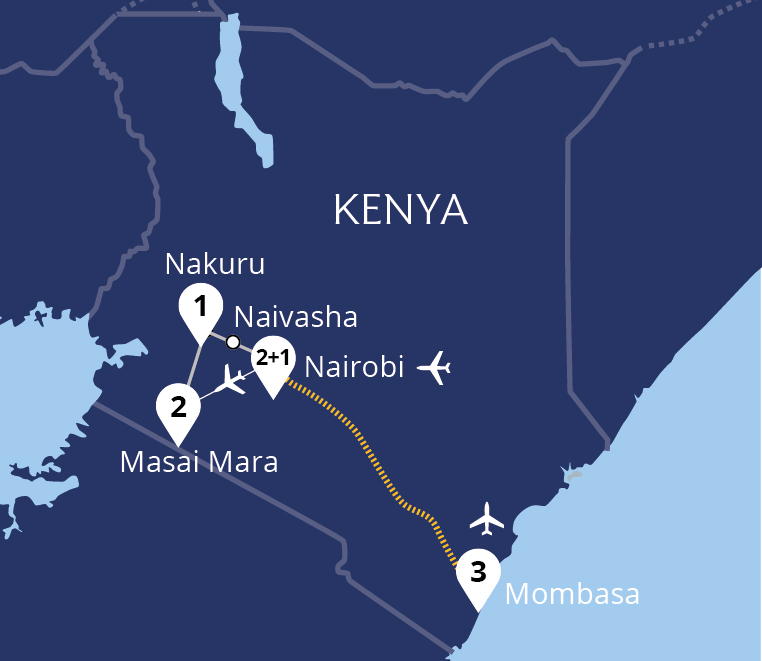 Classic Kenya Safari - Maasai Mara to Mombasa | Great Rail Journeys