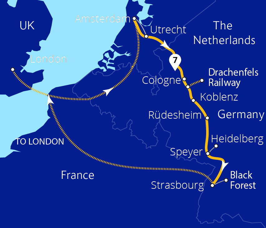 The Rhine Valley in Flames | Great Rail Journeys