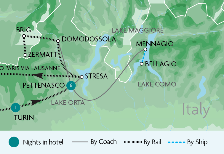Italian Lakes Escorted Holidays | Great Rail Journeys